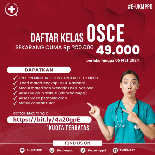 KELAS OSCE UKMPPD BATCH 2 2024 - Aplikasi Ujian Kedokteran di Indonesia