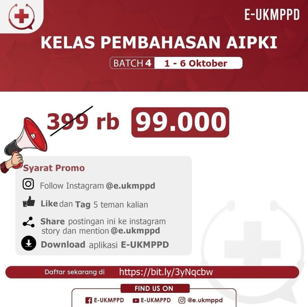 KELAS PEMBAHASAN TO AIPKI OKTOBER BATCH 4 TAHUN 2024 - Aplikasi Bimbel UKMPPD di Indonesia